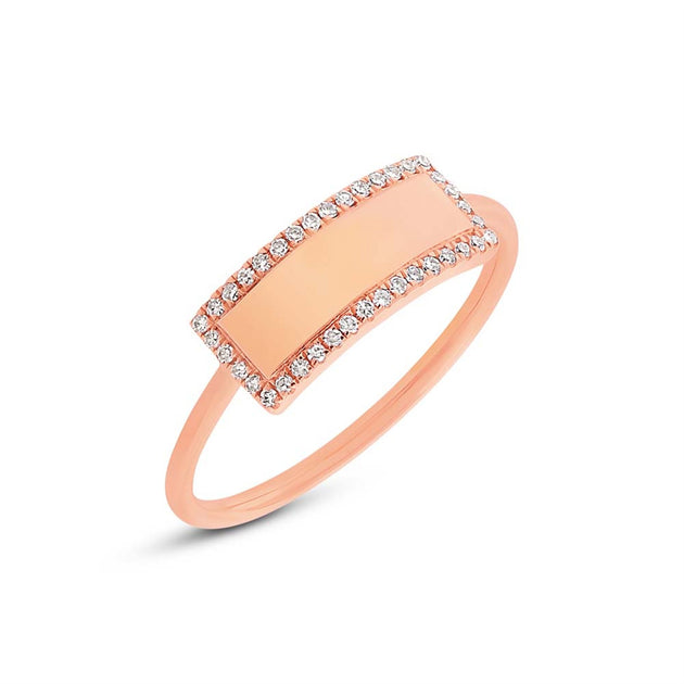 Diamond Bar Ring – Bianca Jewelry