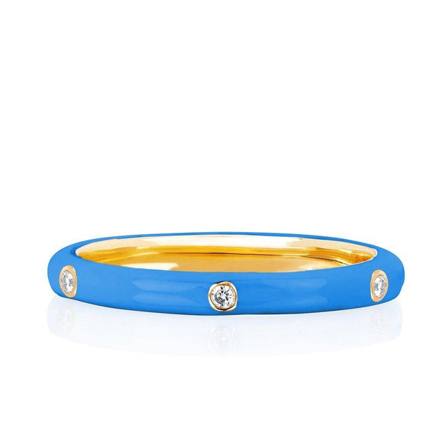 Diamond Enamel Ring – Bianca Jewelry